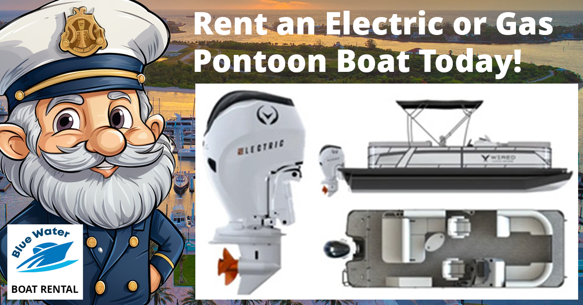 Pontoon Boat Rentals Near Palm Beach Singer Island - Blue Water Power ...